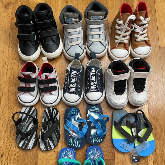 Shoes | 1 Pairs Of Toddlers Shoes And Flip Flops | Poshmark